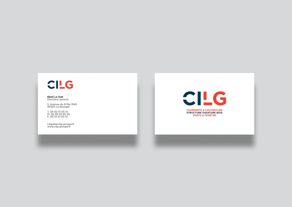 Identité visuelle pour CILG Construction - EGWA DIGITAL