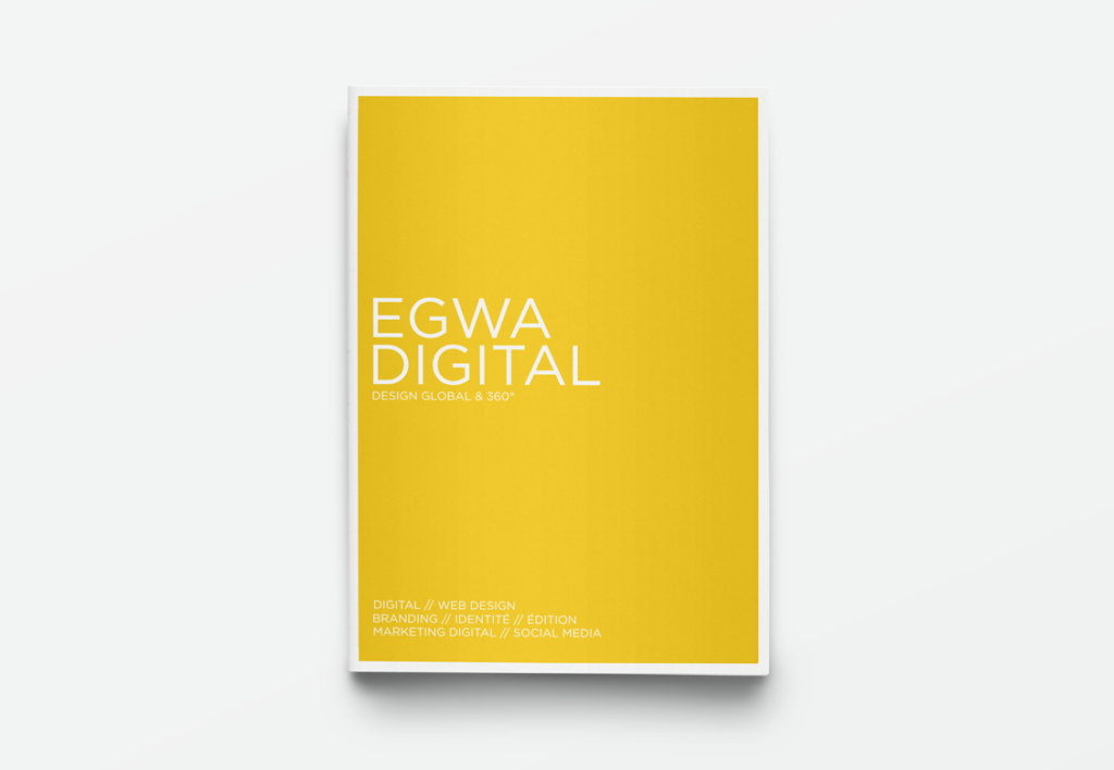 Brochure promotionnelle pour EGWA DIGITAL - EGWA DIGITAL